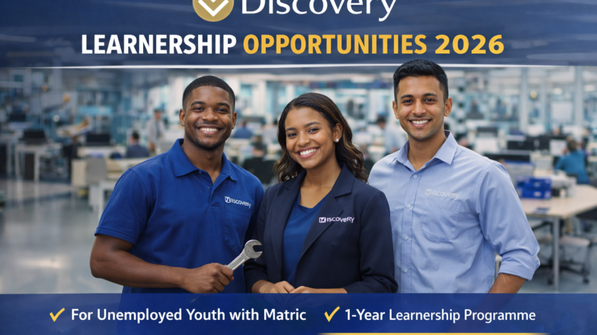 Discovery Learnership Opportunities 2026 - JB.SAYOUTHJOBS