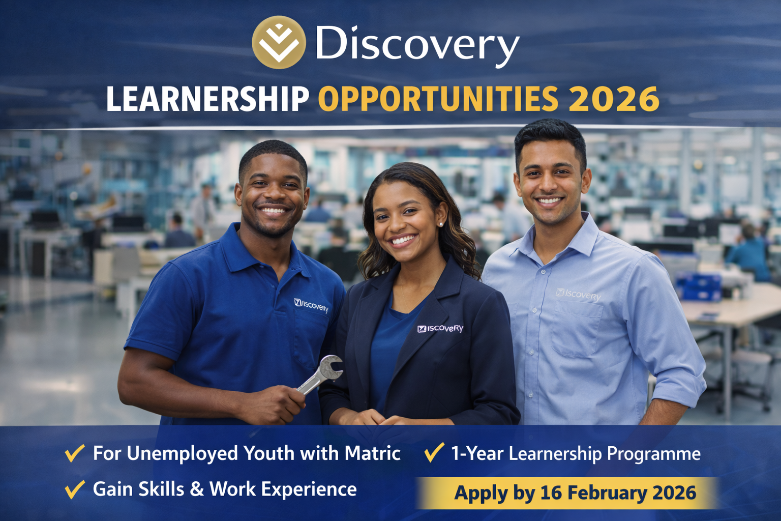 Discovery Learnership Opportunities 2026 - JB.SAYOUTHJOBS